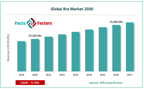 Global Bra Market Share Expected to Reach USD 35,000 Million By 2026